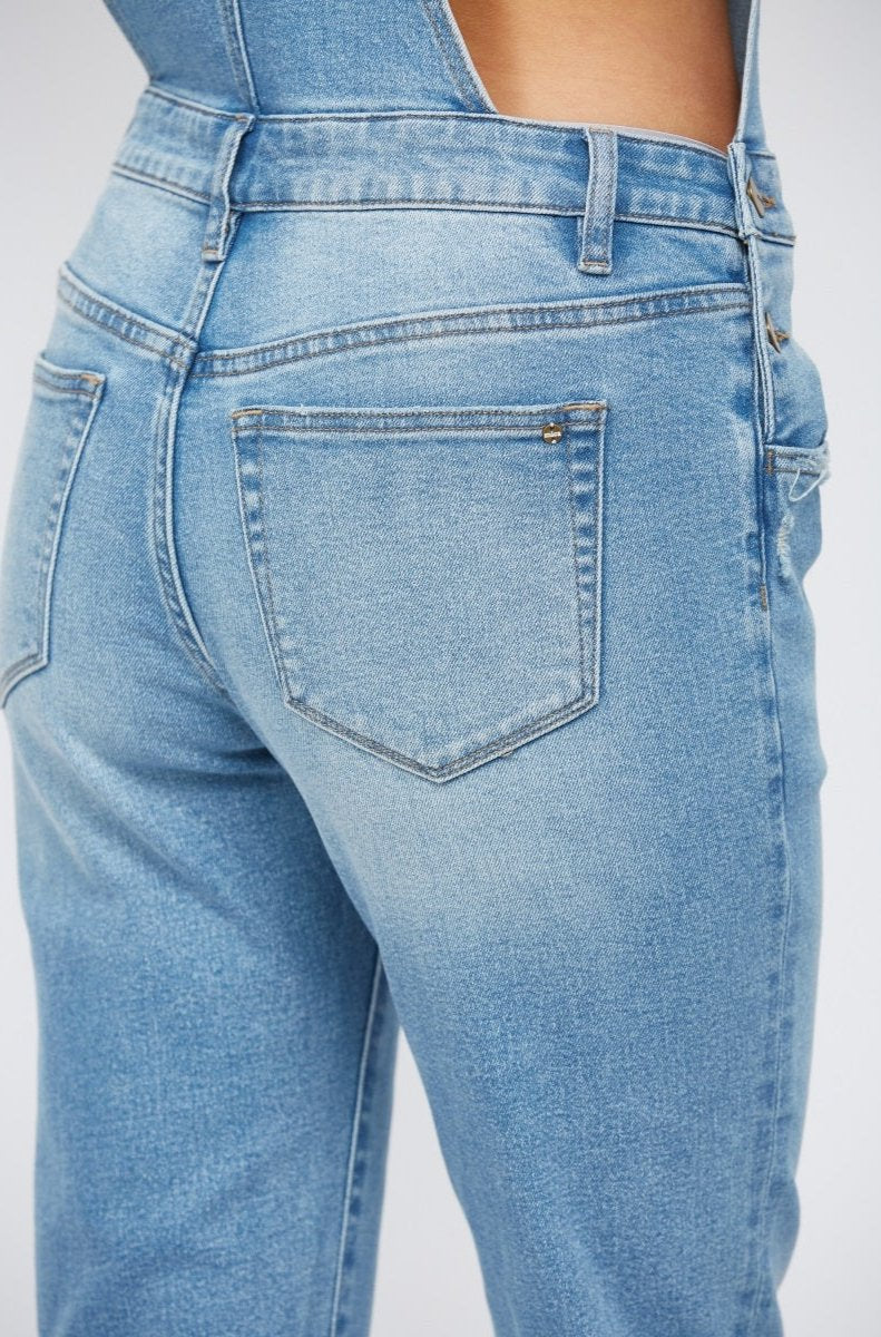 Stretch Boyfriend Overall – Chasing the Fun